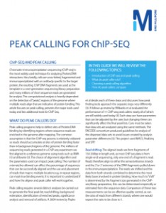 ChIP Seq Peak Calling Algorithms